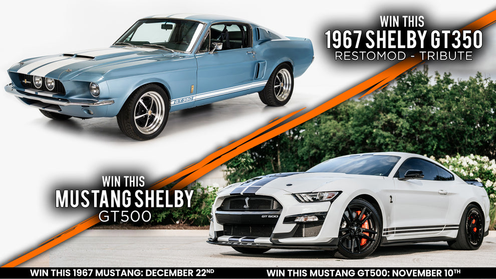 Giveaway Tickets - 20 for 1 - 1967 Mustang + Mustang GT500 - KL ...